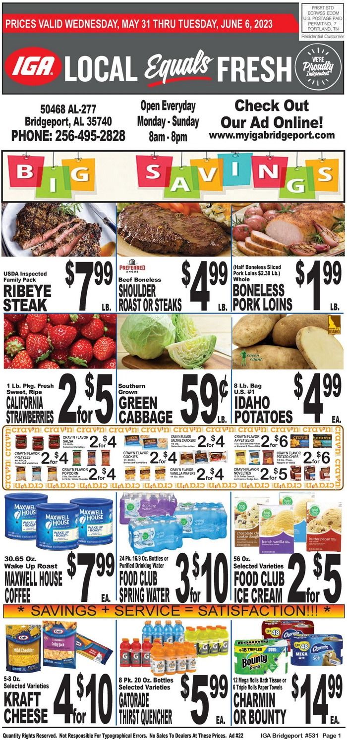 IGA Weekly Ad May 31 – June 06, 2023