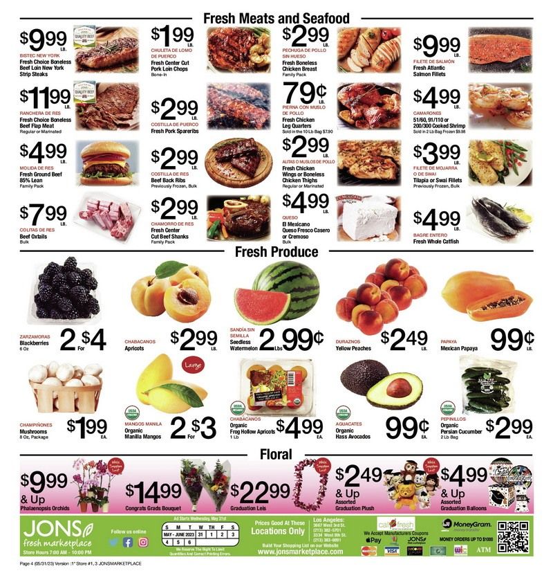Jons Weekly Ad May 31 – June 06, 2023