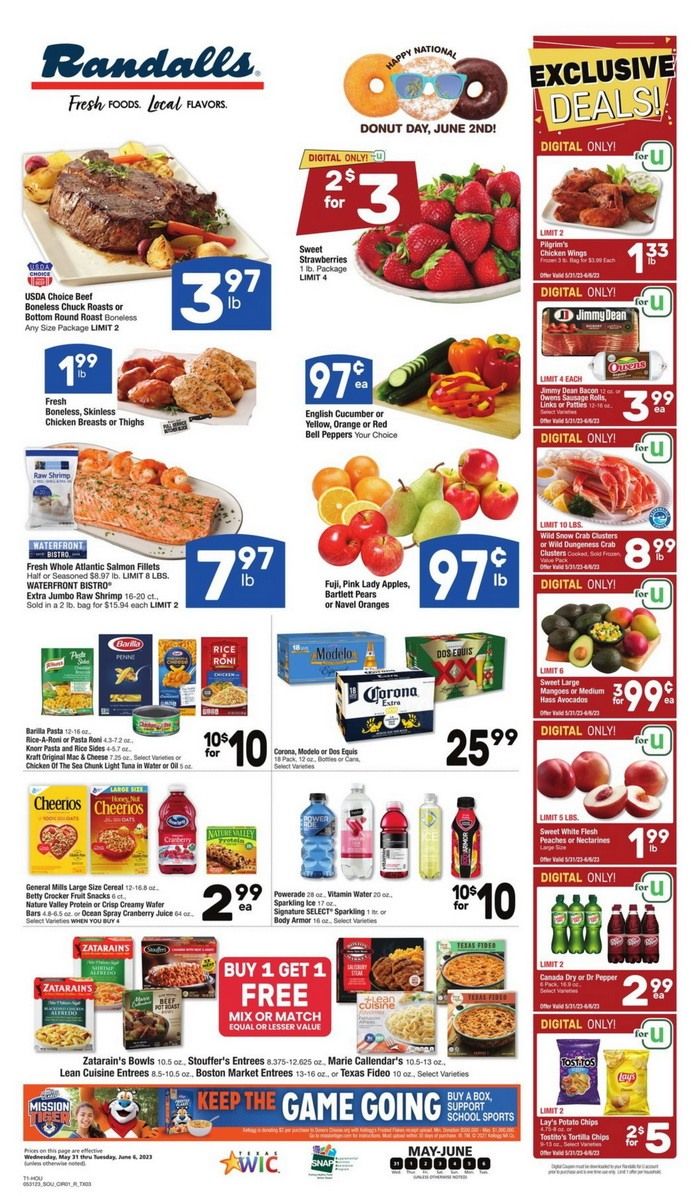 Randalls Weekly Ad May 31 – June 06, 2023