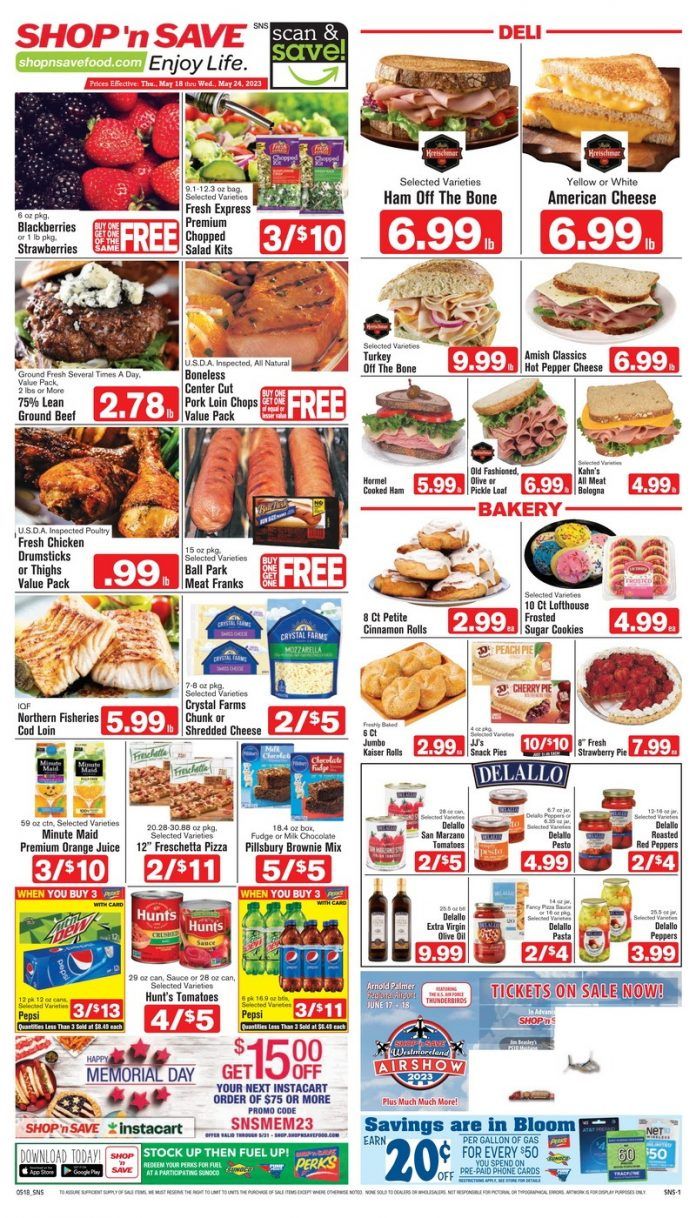 SHOP 'n SAVE Weekly Ad May 18 – May 24, 2023