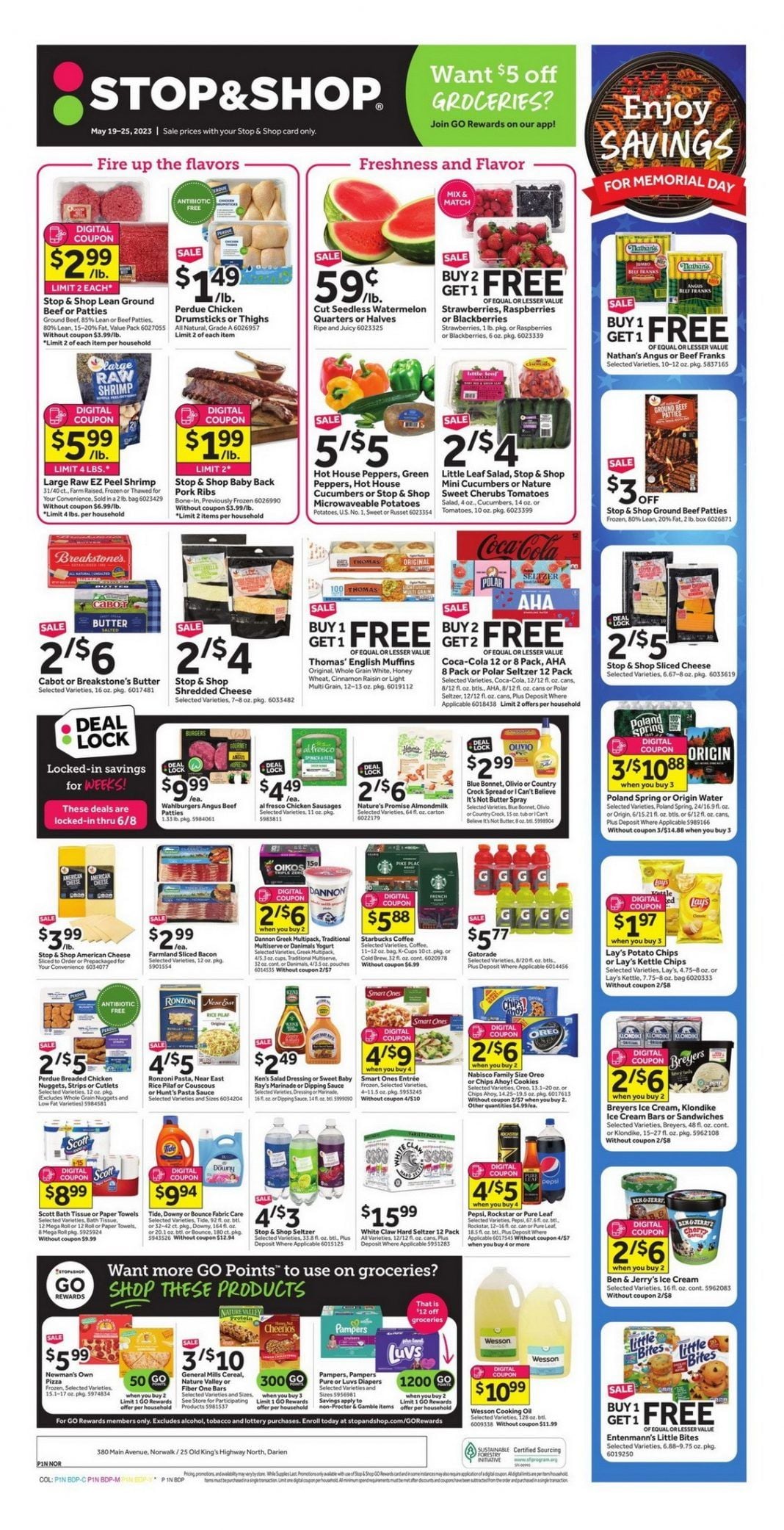 Stop & Shop Weekly Flyer May 19 – May 25, 2023 (Memorial Day Promotion ...