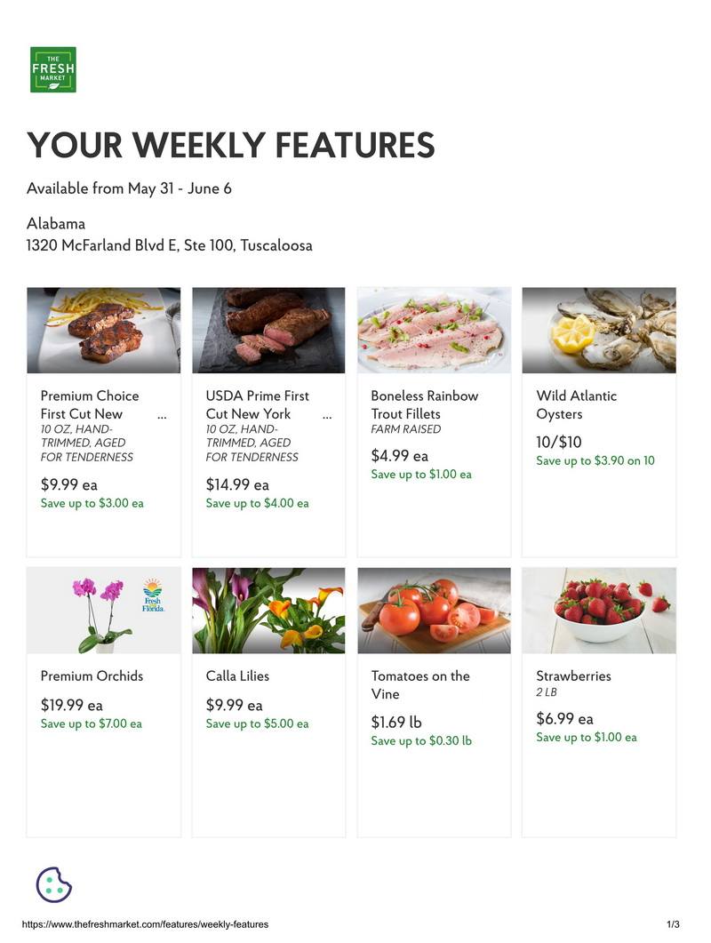 The Fresh Market Weekly Ad May 31 – June 06, 2023