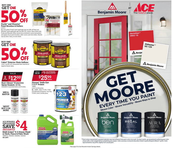 ACE Hardware Red Hot Buys Monthly Ad June 28 – July 31, 2023