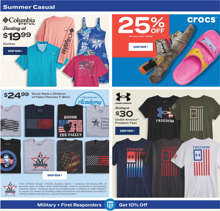 Academy Sports + Outdoors Weekly Ad June 20 – July 04, 2023