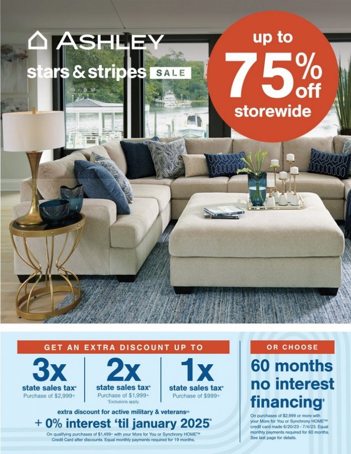 Ashley Furniture HomeStore Weekly Ad June 27 – July 10, 2023