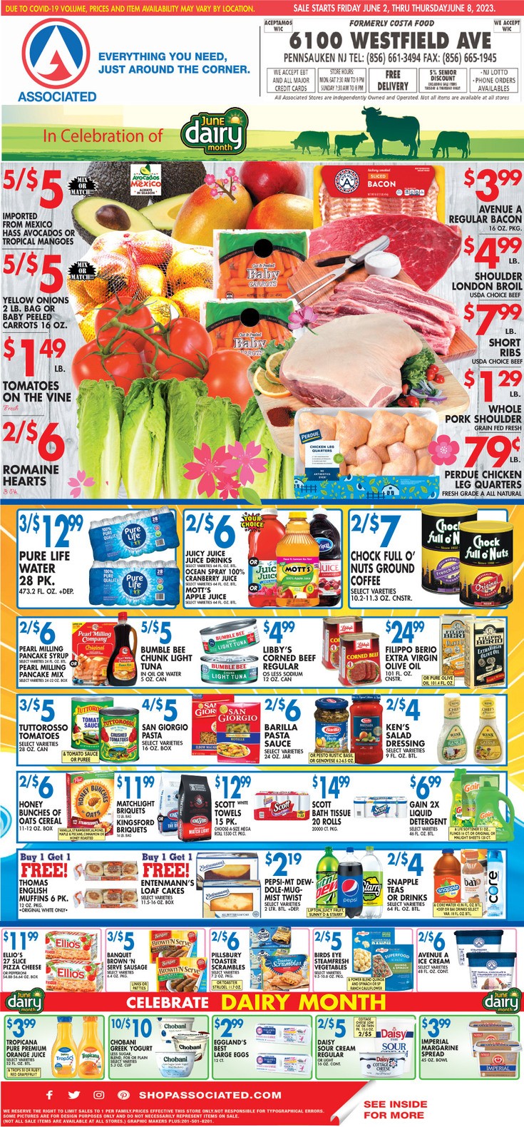 Associated Supermarkets Weekly Ad Jun 02 – Jun 08, 2023