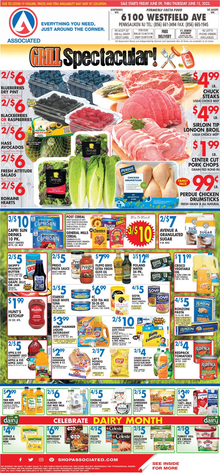 Associated Supermarkets Weekly Ad Jun 09 – Jun 15, 2023