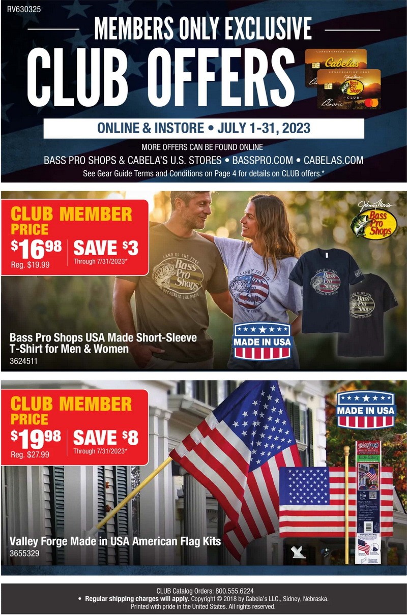 Bass Pro Shops Monthly Ad July 01 – July 31, 2023