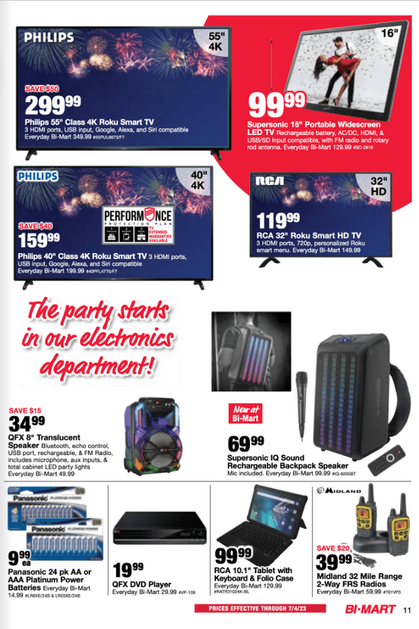 Bi-Mart Weekly Ad June 20 – July 04, 2023
