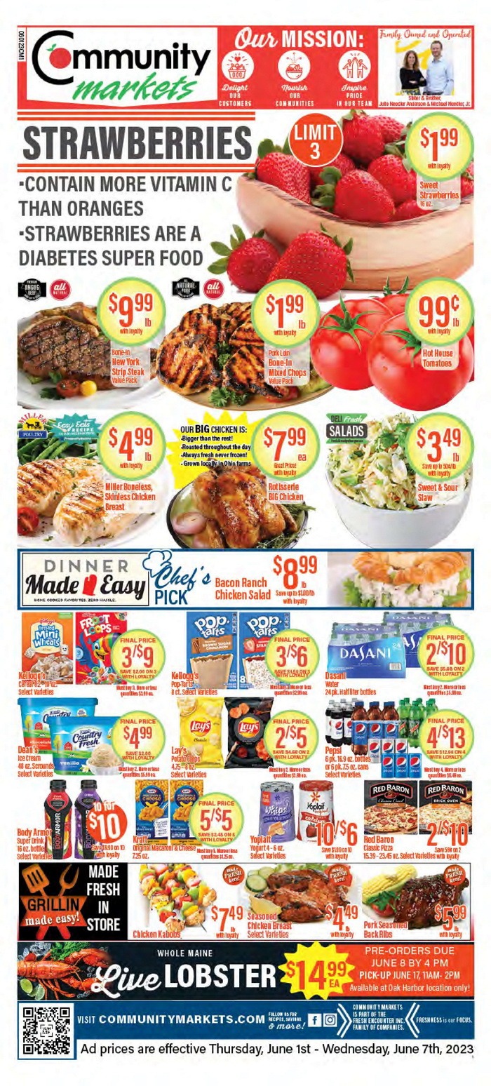 Community Markets Weekly Ad June 01 – June 07, 2023