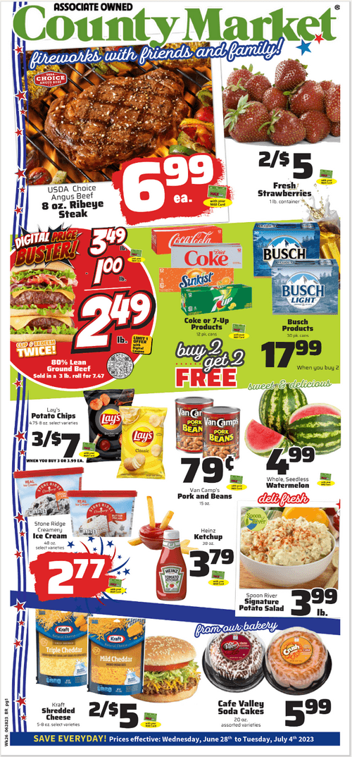 County Market Weekly June 28 – July 04, 2023 (Independence Day ...