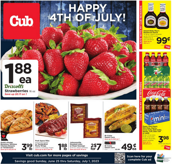 Cub Foods Weekly Ad June 25 – July 01, 2023 (Independence Day Promotion ...