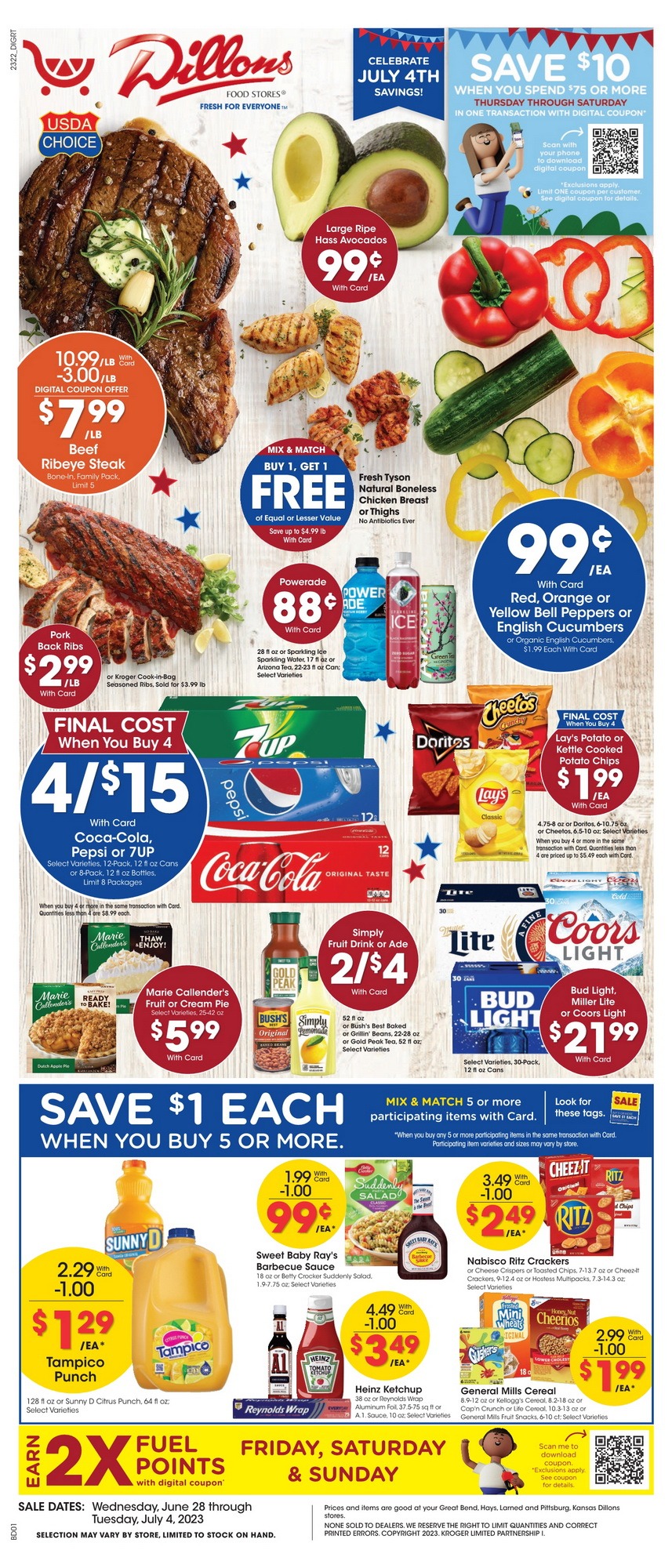 Dillons Weekly Ad Jun 28 – Jul 04, 2023 (Independence Day Promotion Included)