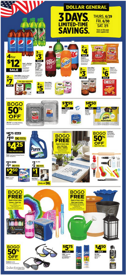 Dollar General Weekly Ad June 25 – July 01, 2023 (Independence Day ...