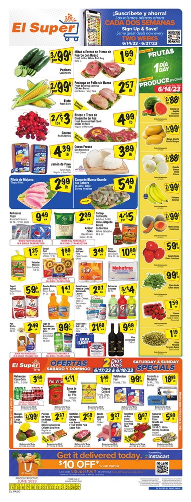 El Super Weekly Ad Jun 14 – Jun 20, 2023