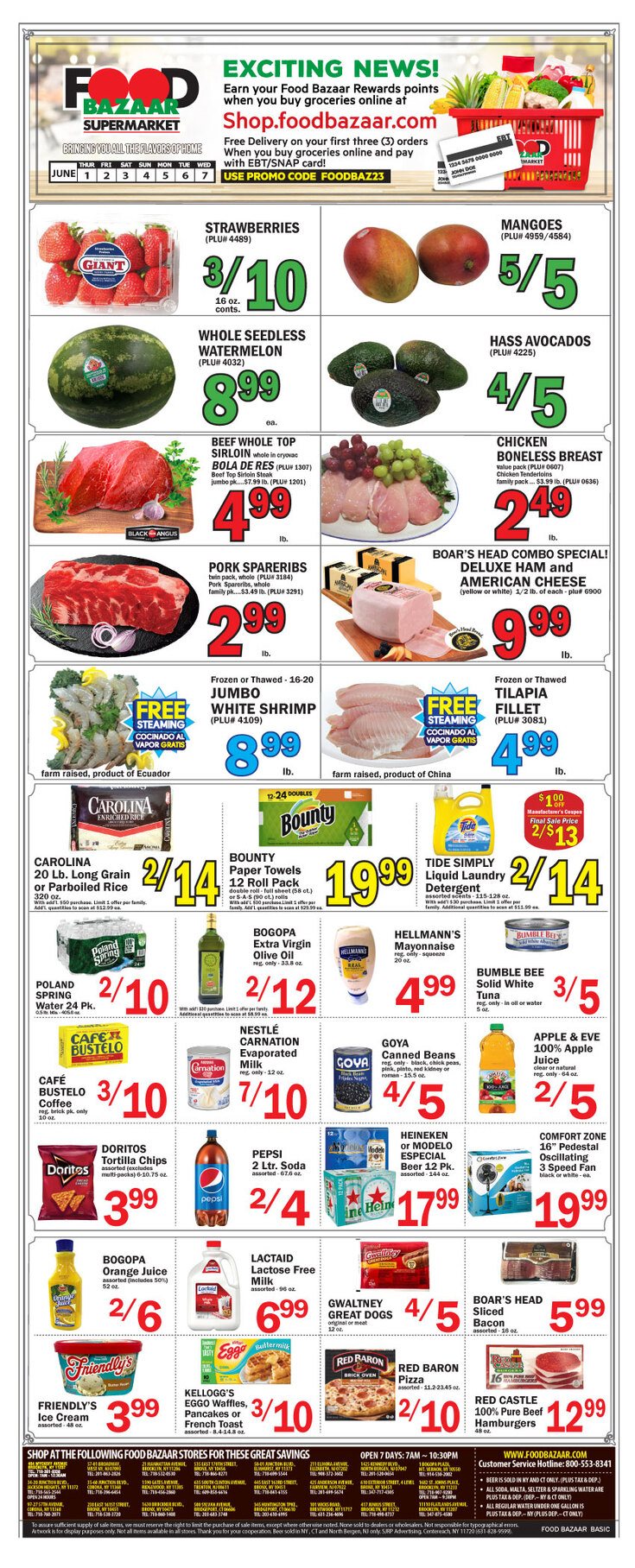 Food Bazaar Weekly Ad Jun 01 – Jun 07, 2023