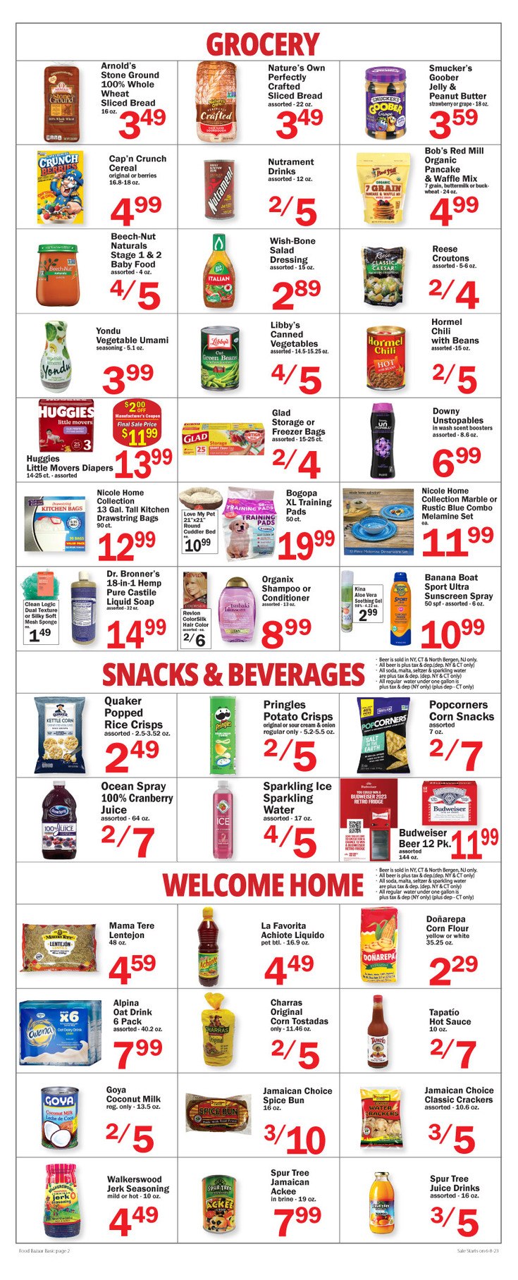 Food Bazaar Weekly Ad Jun 08 – Jun 14, 2023