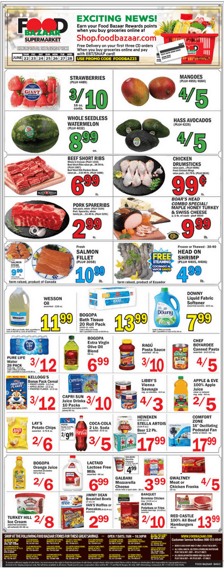 Food Bazaar Weekly Ad Jun 22 – Jun 28, 2023