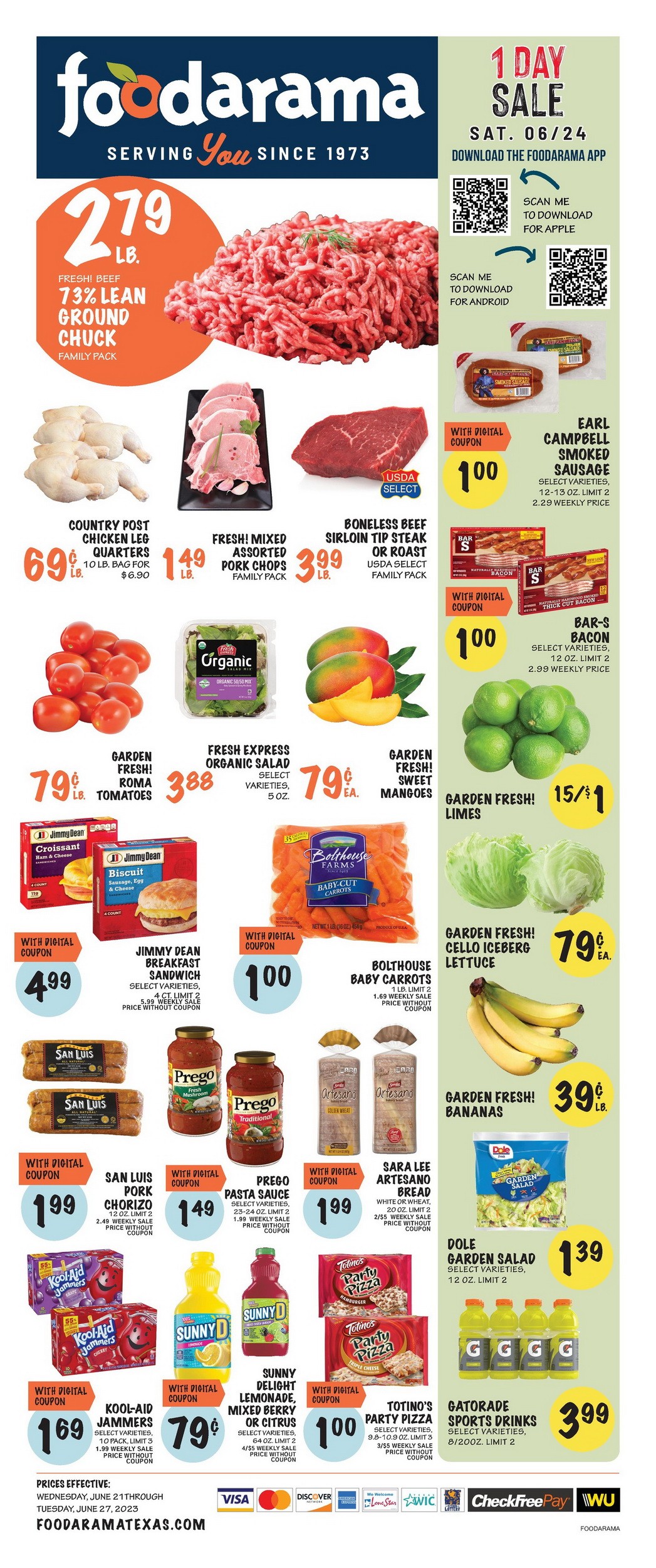 Foodarama Weekly Ad Jun 21 – Jun 27, 2023