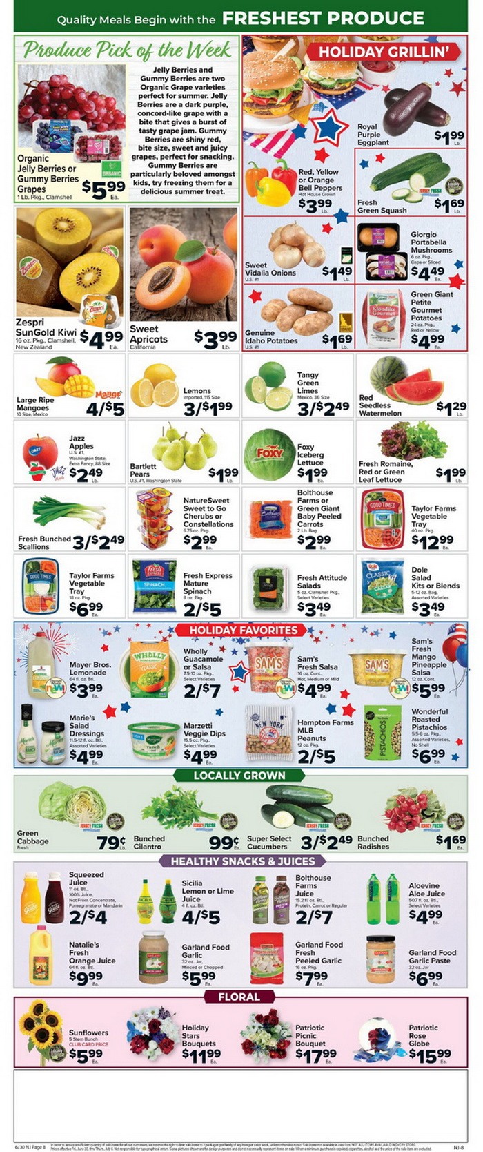 Foodtown Weekly Ad June 30 – July 06, 2023 (Independence Day Promotion Included)