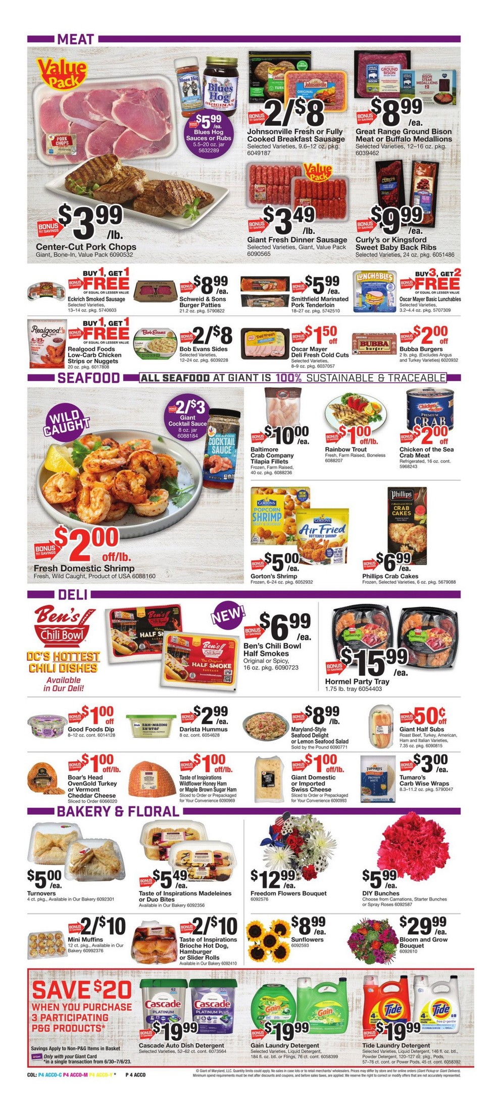 Giant Food Weekly Flyer June 30 – July 06, 2023 (Independence Day Promotion Included)