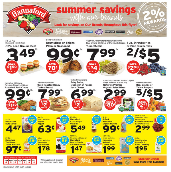 Hannaford Weekly Ad June 04 – June 10, 2023