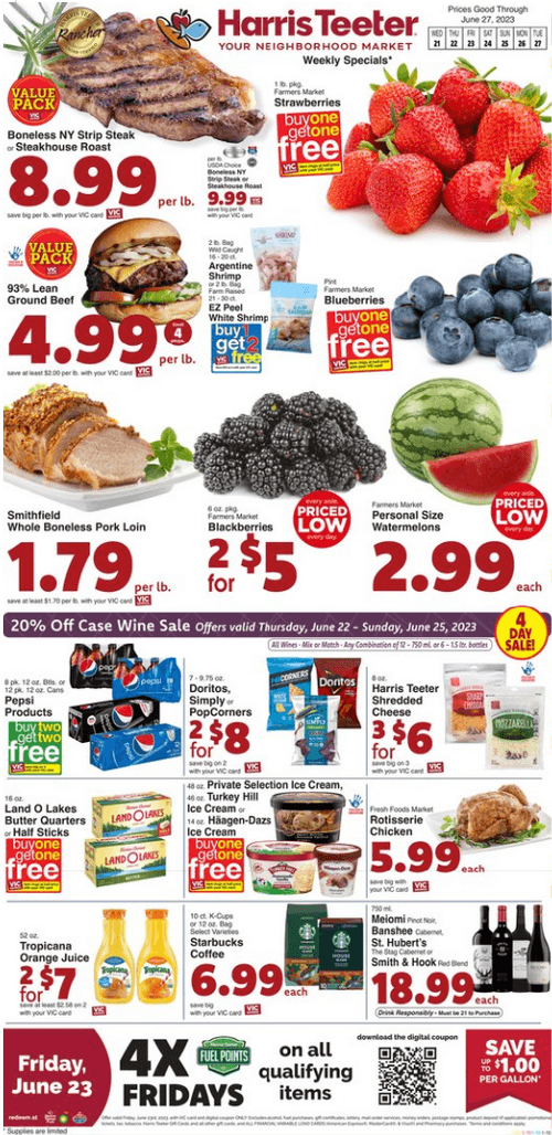 Harris Teeter Weekly Ad Jun 21 – Jun 27, 2023