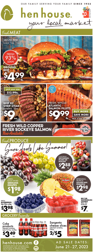 Hen House Weekly Ad Jun 21 – Jun 27, 2023
