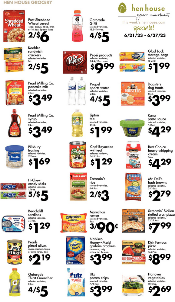 Hen House Weekly Ad Jun 21 – Jun 27, 2023
