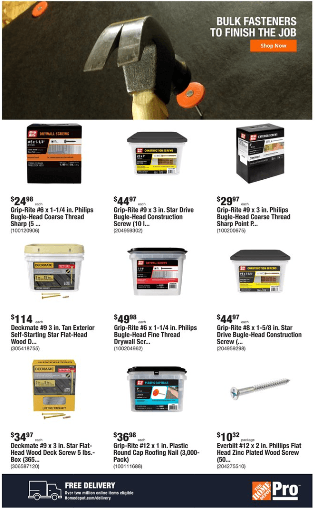 Home Depot Pro Weekly Ad Jun 19 – Jun 26, 2023