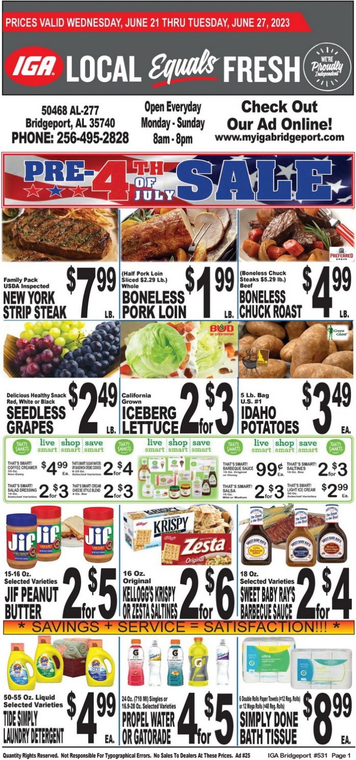 IGA Weekly Ad June 21 – June 27, 2023