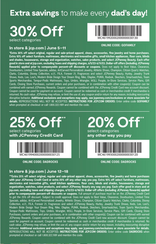JCPenney Father's Day Ad Jun 05 – Jun 18, 2023
