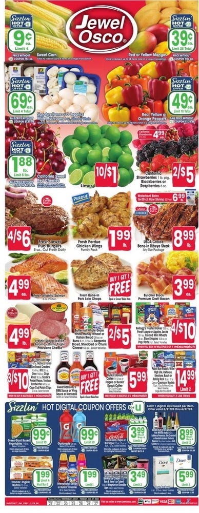 Jewel Osco Weekly Ad June 21 – June 27, 2023