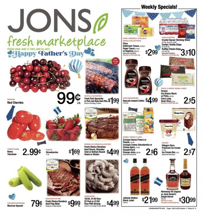Jons Weekly Ad June 14 – June 20, 2023 (Father's Day Promotion Included)