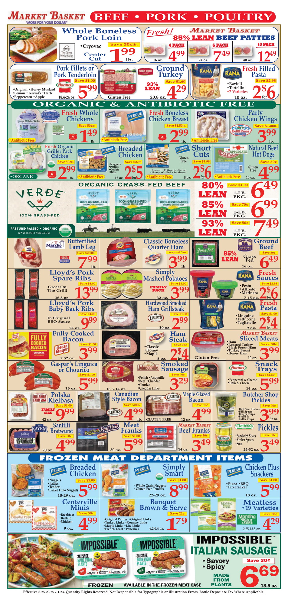 Market Basket Weekly Flyer Jun 25 – Jul 01, 2023