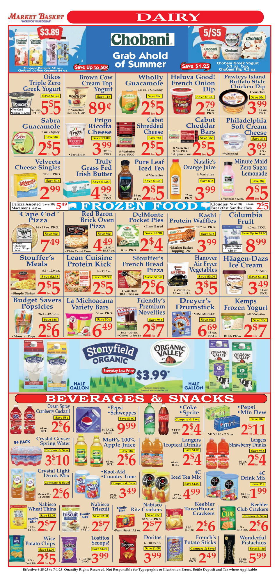 Market Basket Weekly Flyer Jun 25 – Jul 01, 2023