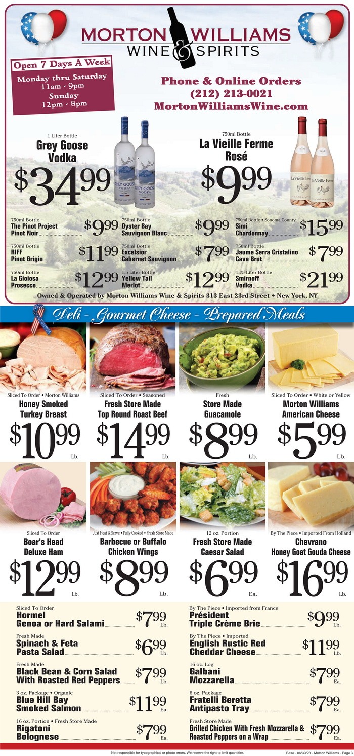 Morton Williams Weekly Ad June 30 – July 06, 2023 (Independence Day Promotion Included)