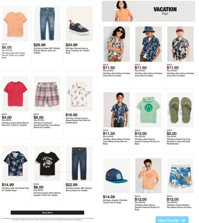 Old Navy Weekly Ad June 19 – June 26, 2023