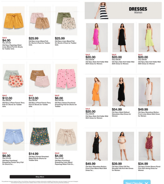 Old Navy Weekly Ad June 19 – June 26, 2023