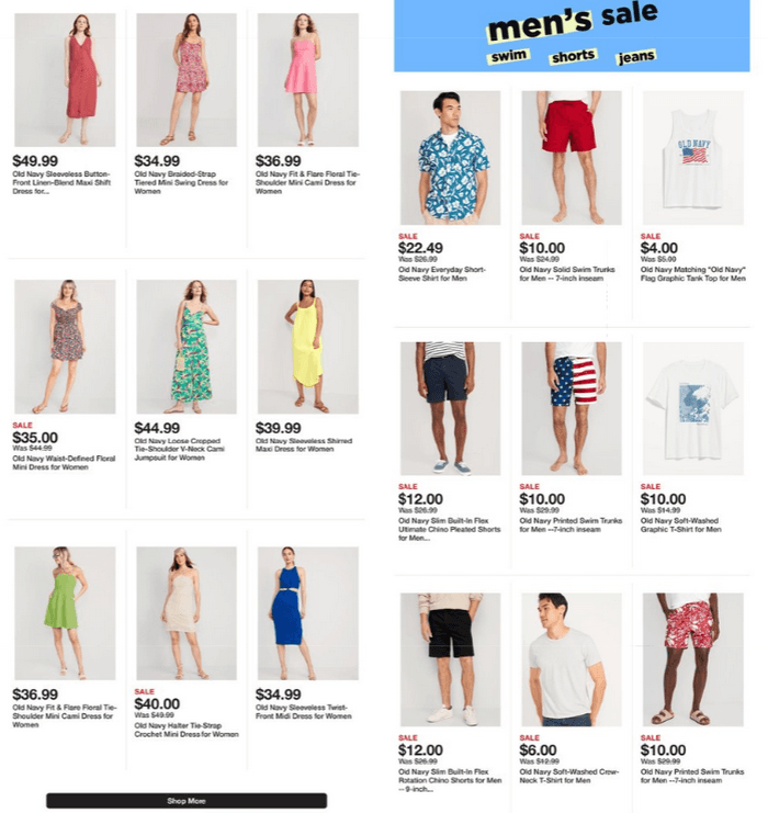 Old Navy Weekly Ad June 19 – June 26, 2023