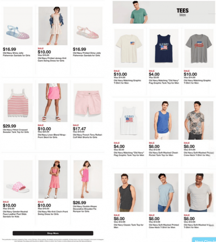 Old Navy Weekly Ad June 26 – July 03, 2023
