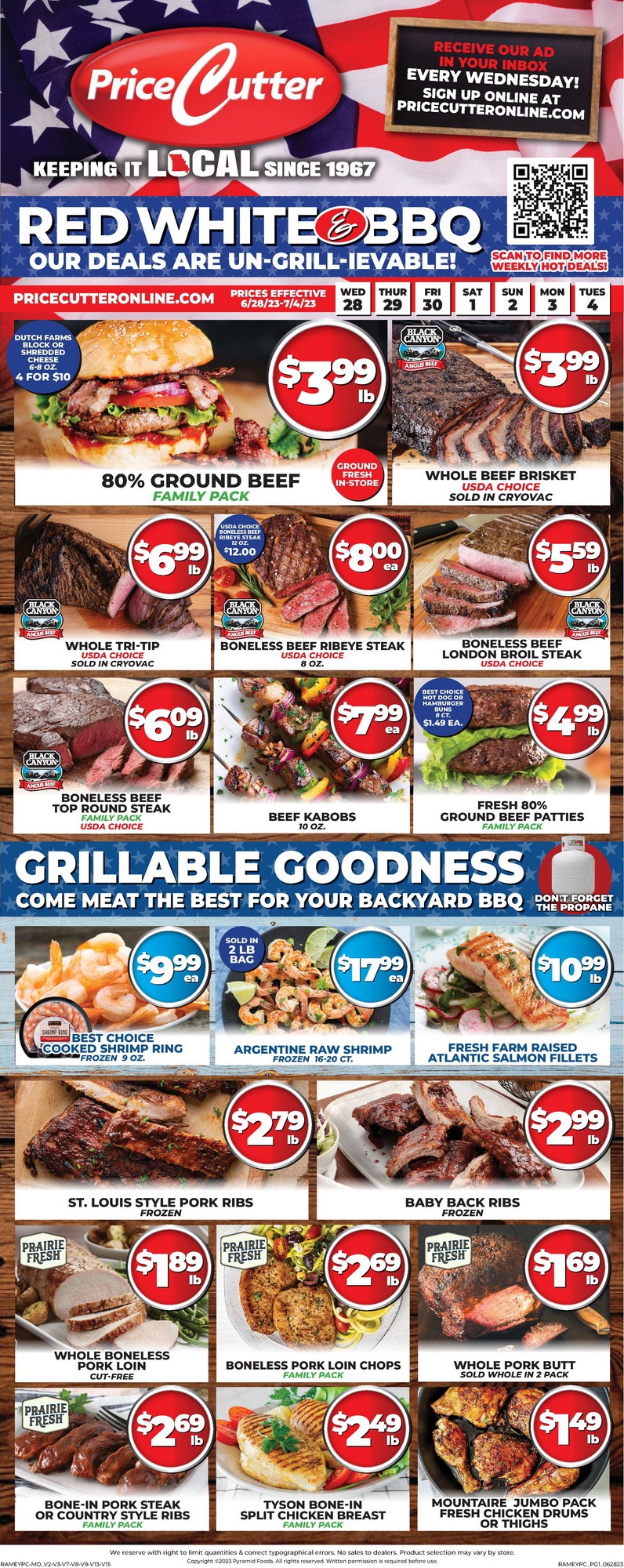 Price Cutter Weekly Ad Jun 28 – Jul 04, 2023