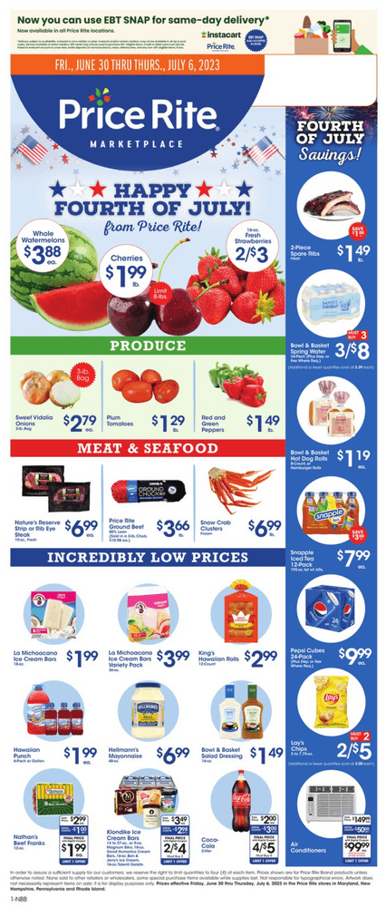 Price Rite Weekly Ad Jun 30 – Jul 06, 2023 ( Independence Day Promotion ...