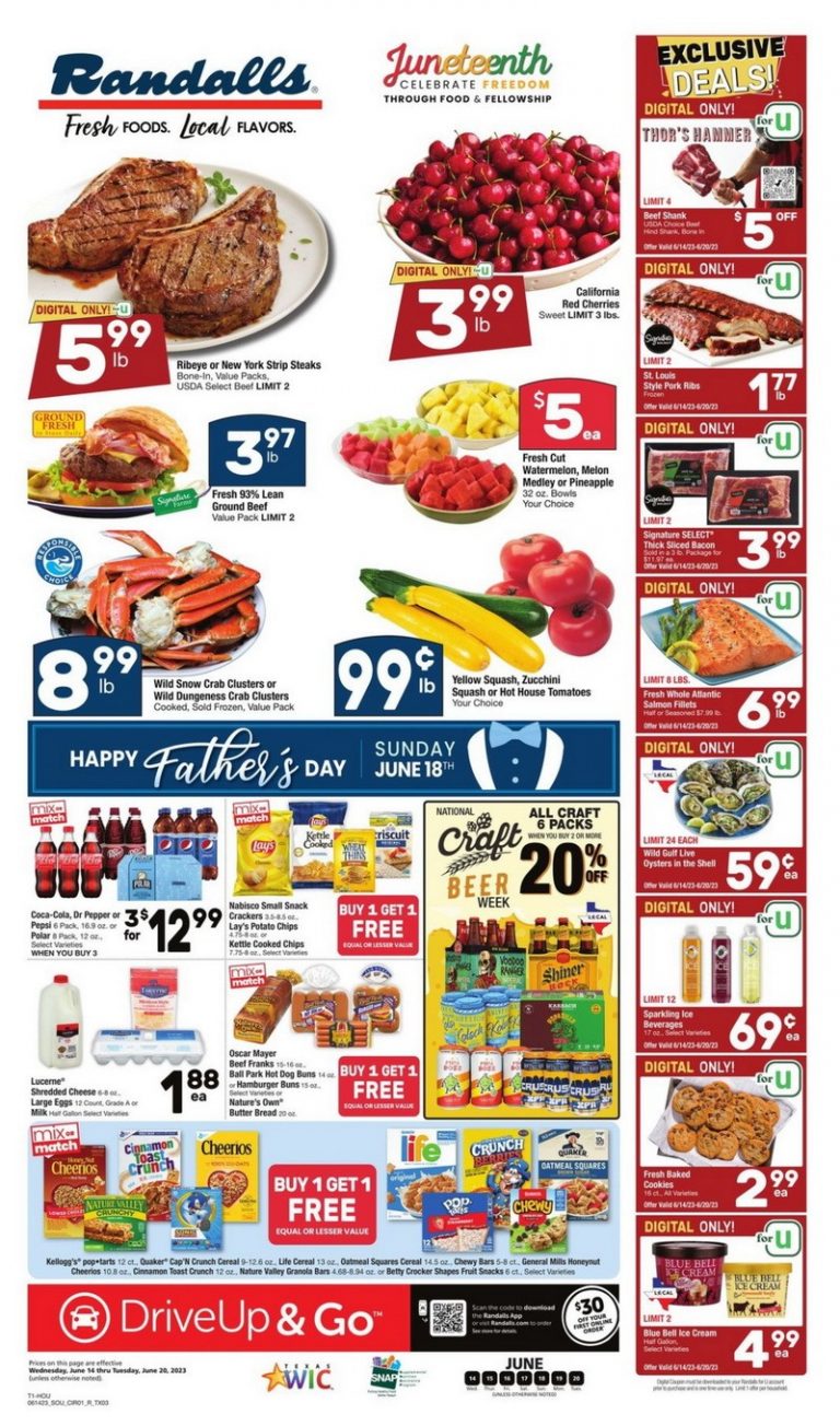 Randalls Weekly Ad June 14 – June 20, 2023