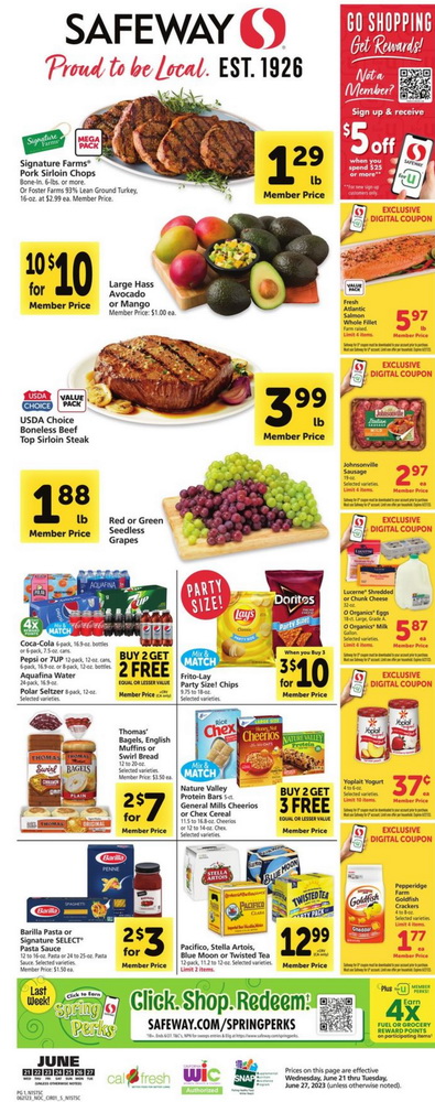 Safeway Weekly Ad June 21 June 27 2023