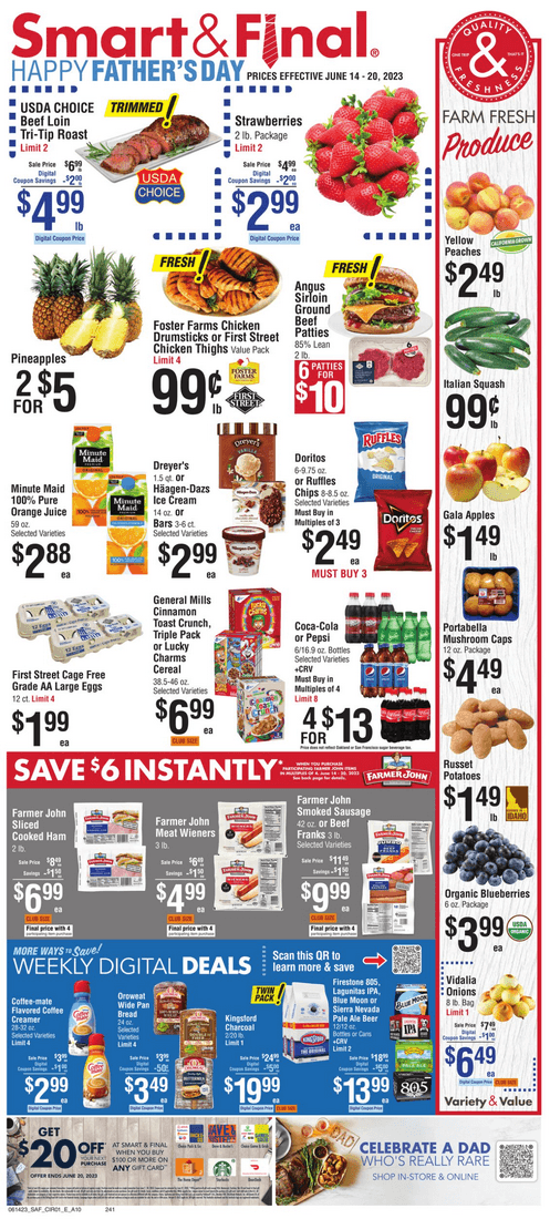 Smart & Final Weekly Ad Jun 14 – Jun 20, 2023 (Father's Day Promotion ...