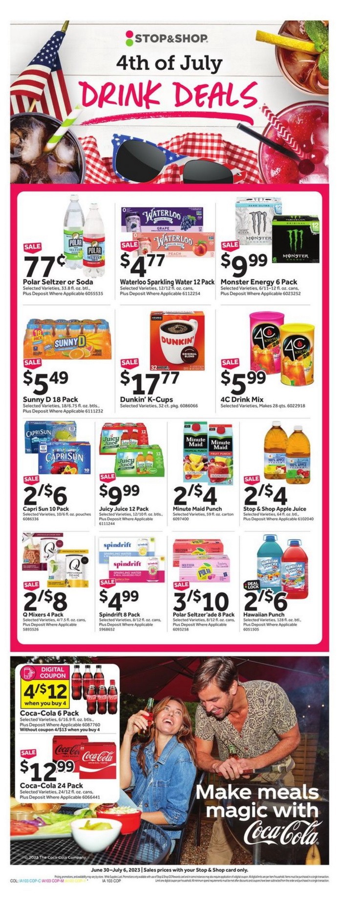Stop & Shop Weekly Flyer Jun 30 – Jul 06, 2023 (Independence Day ...