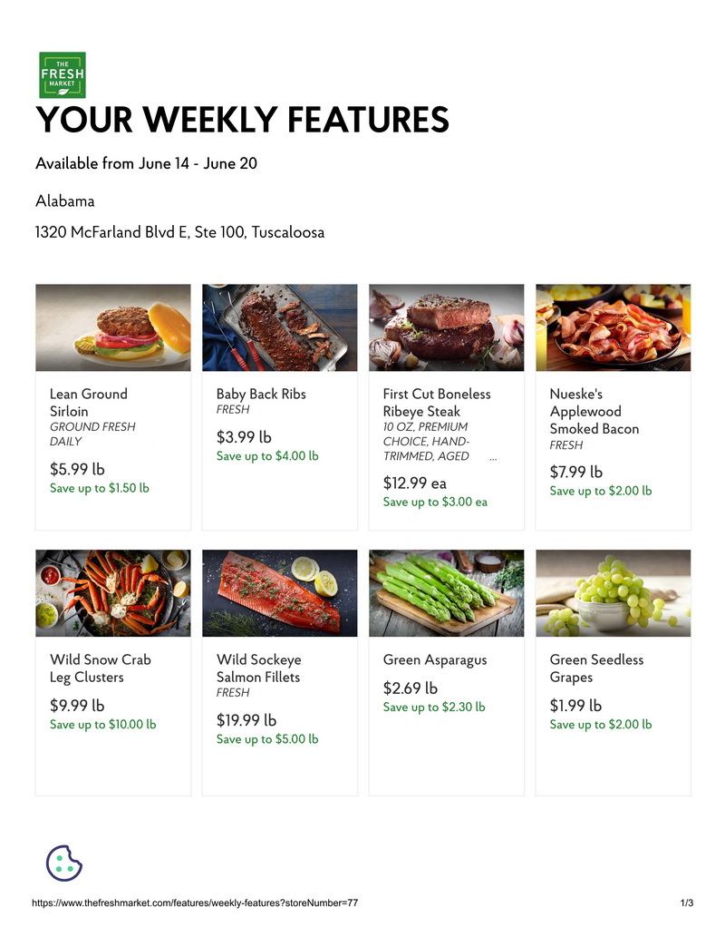 The Fresh Market Weekly Ad June 14 – June 20, 2023