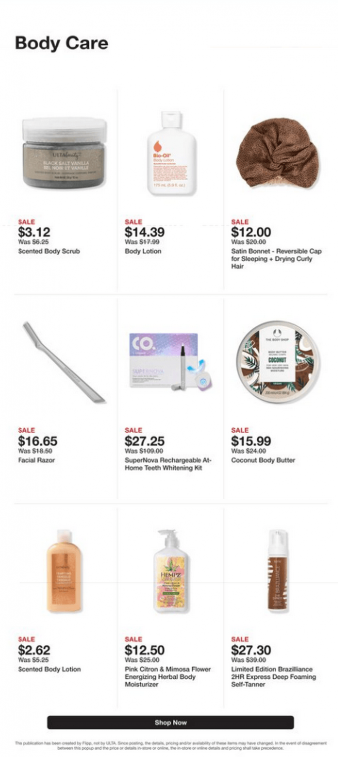 Ulta Beauty Weekly Ad June 05 – June 11, 2023