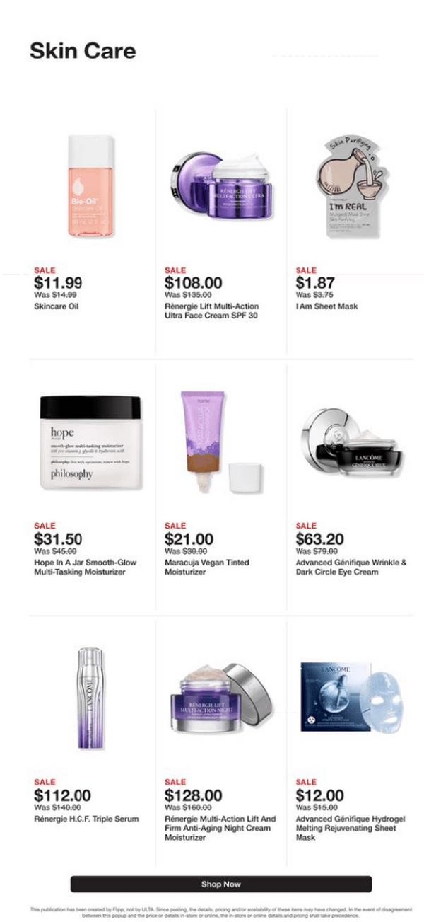 Ulta Beauty Weekly Ad June 12 – June 18, 2023